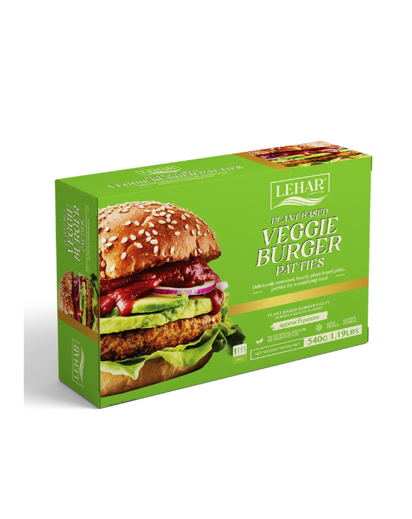 Plant-Based Veggie Burger Patty – Lehar